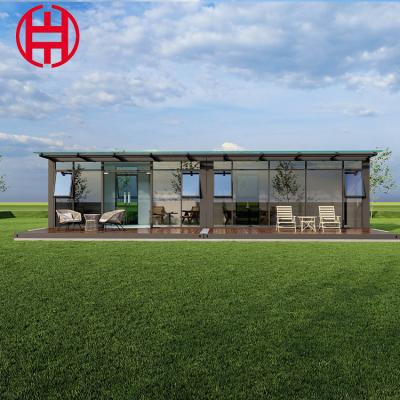Cina Moderna cabina di legno Prefabbricata Prefabbricata Assemblata Casa temporanea Container Dome Casa ignifuga in vendita