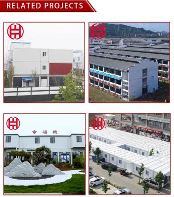 China Casa plegable prefabricada Casa plegable de contenedores con balcón en el techo en venta