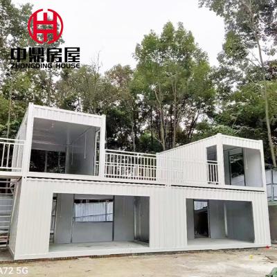 中国 カスタマイズされた 3 ベッドルームと折りたたむデザインのカラー・スティール 切り離せるコンテナハウス 販売のため