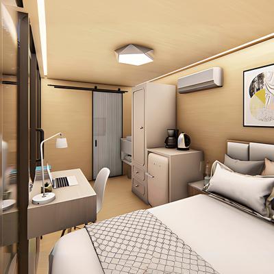 Cina Casa in contenitore prefabbricata con design moderno in vendita