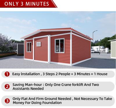 Cina 20 Ft contenitore pieghevole casa espandibile con personalizzazione del colore personalizzato in vendita