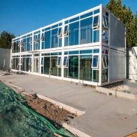 China Flat Pack Container House 20ft 40ft Prefab Mobile Office with Online Technical Support for sale