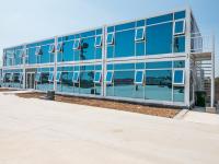 China Customized Color Flat Pack Prefabricated Container Structure Luxury Container House for sale