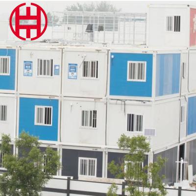 China Afneembare geprefabriceerde woning Modern ontwerp Containerhuis met aangepaste kleur Te koop