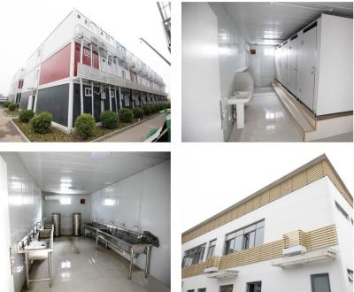China Afneembare geprefabriceerde woning Modern ontwerp Containerhuis met aangepaste kleur Te koop