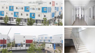 China Afneembare geprefabriceerde woning Modern ontwerp Containerhuis met aangepaste kleur Te koop
