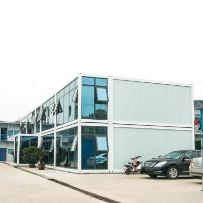 20ft Flat Pack Office Container Home with Living Room and Modern Design Ready to Ship
