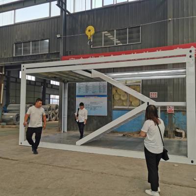 China Fast Assembly Flat Pack Container Office House with Steel and Online Technical Support for sale