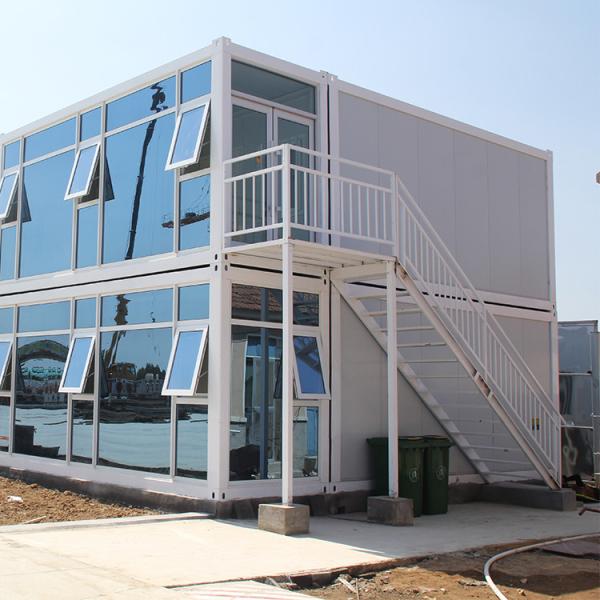 Quality Modern Flat Pack Prefabricated Container House with Low MOQ and After-sale Service for sale
