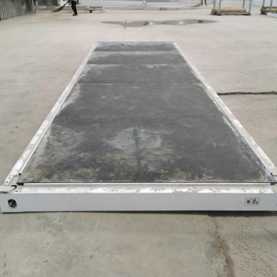 Cina Progettazione Rapido Assemblaggio 20ft 40ft Appartamento in acciaio portatile con contenitore a confezione piatta in vendita