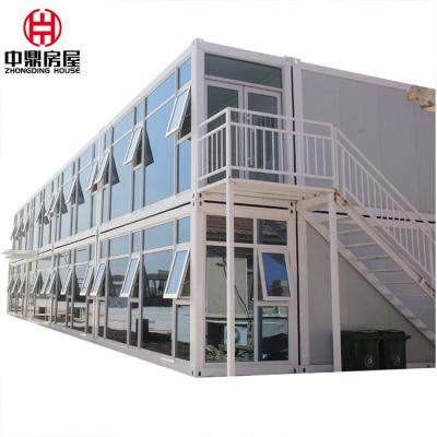 China Casa de contêineres desmontável para normas da UE 20ft pré-fab Flat Pack Modular Mobile Home à venda