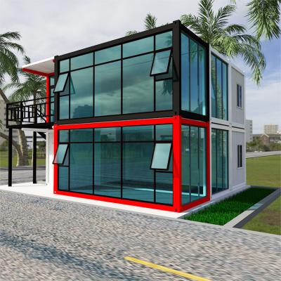 Cina Casa di contenitori prefabbricata modulare staccabile con acciaio da bagno e colore personalizzato in vendita