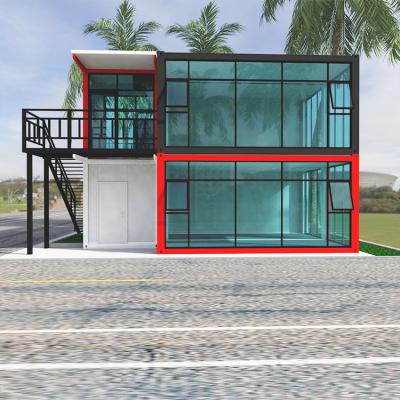 Cina Casa di contenitori prefabbricata modulare staccabile con acciaio da bagno e colore personalizzato in vendita