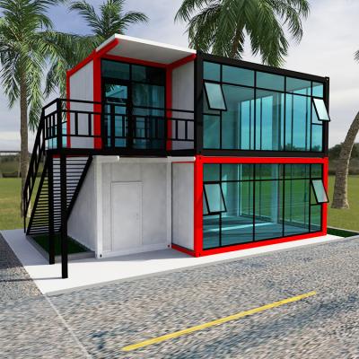 Cina Casa di contenitori prefabbricata modulare staccabile con acciaio da bagno e colore personalizzato in vendita