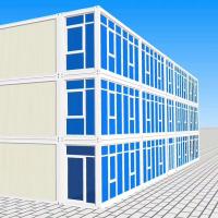China Modern Design Style Flat Pack Container 20ft Prefabricated Office Tiny House for sale