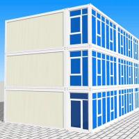 China Modern Design Style Flat Pack Container 20ft Prefabricated Office Tiny House for sale