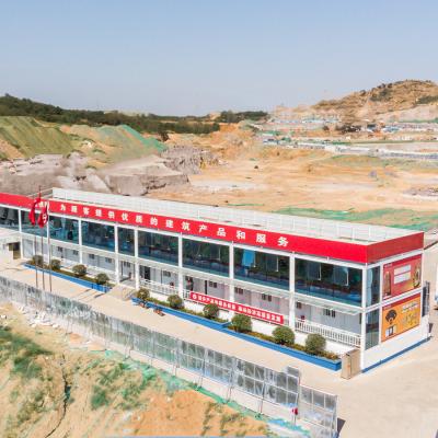 China Estrutura de estrutura de aço Casa de embalagem plana Casa de contêineres pré-fabricada com serviço pós-venda à venda