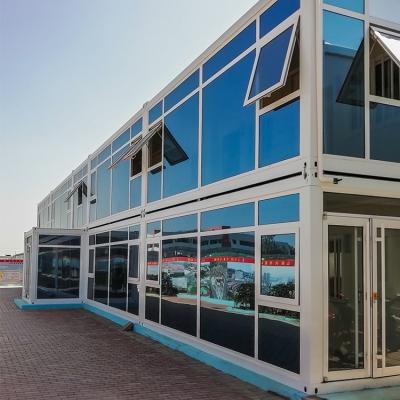 China Estrutura de estrutura de aço Casa de embalagem plana Casa de contêineres pré-fabricada com serviço pós-venda à venda