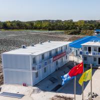 China Modular Container Home Cafe Customizable Design Online Technical Support OEM/ODM YES for sale
