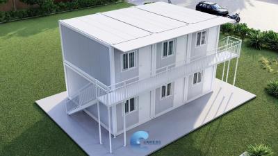 China Casas de contêineres pré-fabricadas modulares com design moderno e suporte técnico online à venda