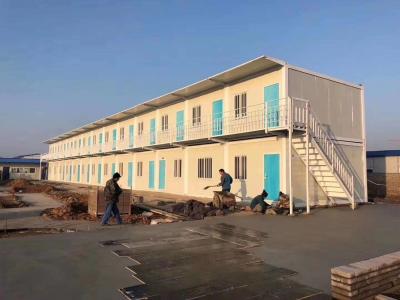 China Makkelijk te monteren mobiele platte verpakking verzendcontainer huis met aangepaste kleur Te koop