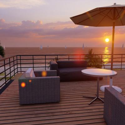 Cina Supporto tecnico online Moderno Modulare Seaside Inn Vacation Tiny House Villa di lusso in vendita