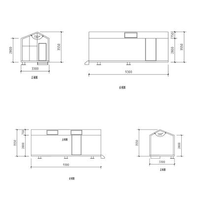 Cina Capacità di soluzione del progetto 2 camere da letto sito portatile villa con struttura in acciaio smontabile in vendita