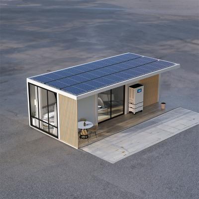 Cina Casa modulare prefabbricata Container Container Casa con pannelli solari Capsula spaziale Letto Cabina alberghiera in vendita