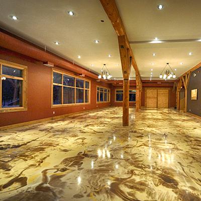 China Vintage Floor Coating Nostalgic Effects Concrete Floor Paint Dust Free Seamless Surface for sale