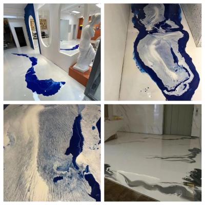 China Water Based Marble Flooring Paint High Simulation Concrete Paint Marble coating for sale