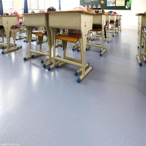 Quality Antibacterial Homogeneous PVC Flooring 15MPa Wear Resistance Waterproof PVC Flooring for sale