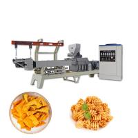 China Automatic Fried Snack Production Line 100-250kg/h Twin Screw Extruder for sale