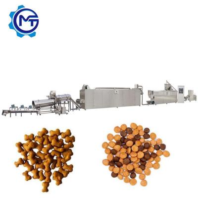 China 45kw Pet Food Processing Line Double Screw Extruder Machine Silk Road65 for sale