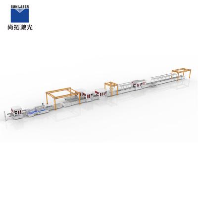 China Electric Vehicle Battery Production Equipment Prismatic Battery Pack Assembly Line for sale