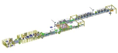 China Energy Storage Battery Module Galvanometer Fiber Laser Welding Machine Automatic Battery Production Line for sale