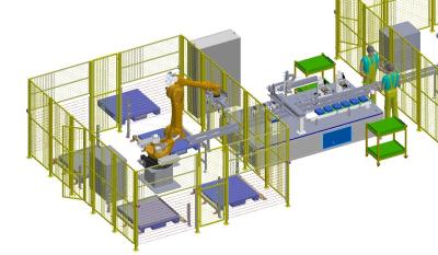 China Energy Storage Battery Module Galvanometer Fiber Laser Welding Machine Automatic Battery Production Line for sale