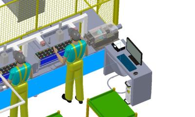 China Energy Storage Battery Module Galvanometer Fiber Laser Welding Machine Automatic Battery Production Line for sale