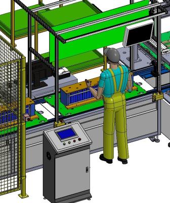 Cina 18650 Battery Pack Production Line Con 3,2 V 30Ah Prismatica Lifepo4 Cellule Cilindriche in vendita