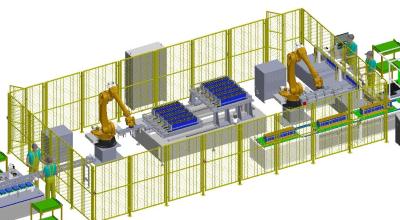 중국 리?? 이온 열 Lifepo4 배터리 제조 자동화 리?? 배터리 팩 조립 라인 판매용