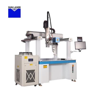 China Inovance servomotor en Raycus Cree laser geïntegreerde 18650 batterij pak lasmachine Te koop