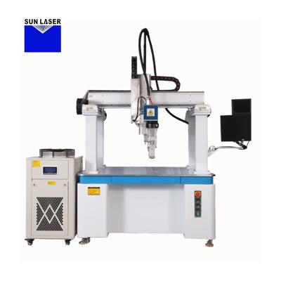 China Industrial Gantry Platform Fiber Laser Welding Machine voor de productie van lithiumbatterijen Te koop