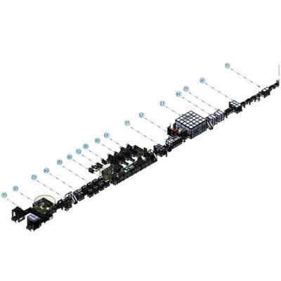 China Prismatic Lithium Ion Battery Production Line Water Cooling Battery Assembly Equipment for sale