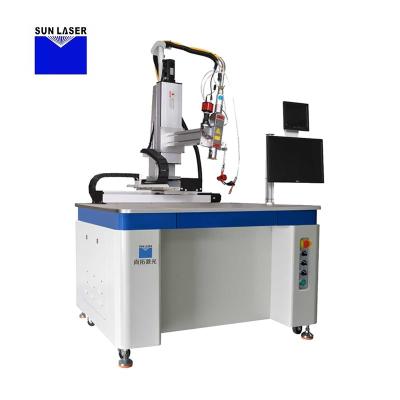 Cina Saldatrice laser a batteria di litio prismatica per la saldatura di lamiere di rame a piombo di lamiere di lamiera di nichel in vendita