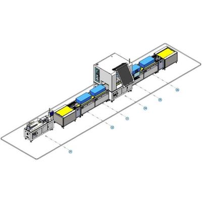 China Módulo de batería de almacenamiento de energía Módulo de batería Línea de montaje automática de la batería de litio en venta