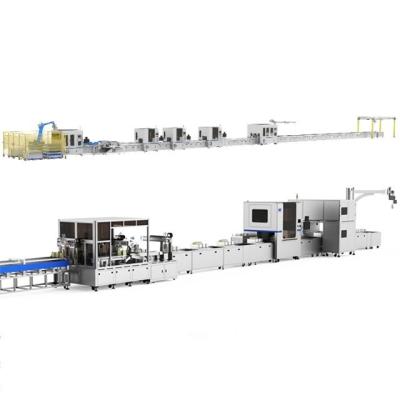 중국 리?? 이온 열 Lifepo4 배터리 자동 생산 조립 라인 판매용