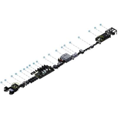 China New Lithium Ion Production And Assembly Equipment Prismatic Lithium Battery Pack Assembly Line for sale