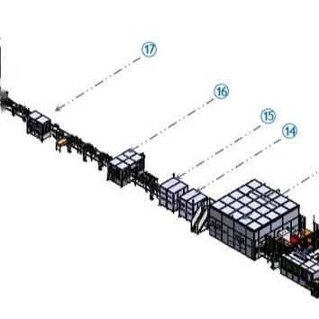 China Customized Lithium Battery Pack Production Line Lithium 280AH Battery Pack Assembly Line For 18650 Lithium-Ion for sale