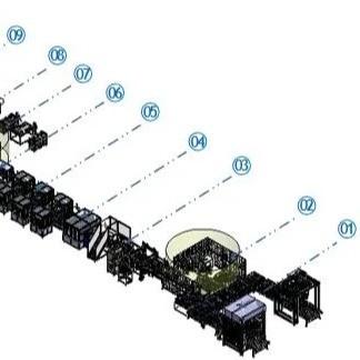 중국 사용자 정의 리?? 배터리 팩 생산 라인 리?? 280AH 배터리 팩 조립 라인 18650 리?? 이온 판매용