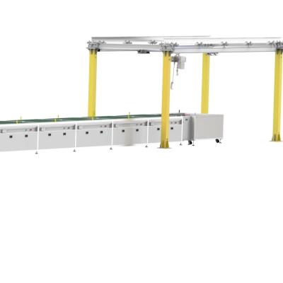 中国 水冷却システム ソフトパック リチウム電池 組み立てライン CNC自動製造 販売のため