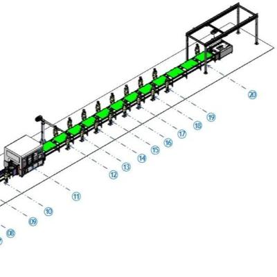 중국 호환되는 모델 단일/중중 리?? 배터리 생산 조립 라인 판매용